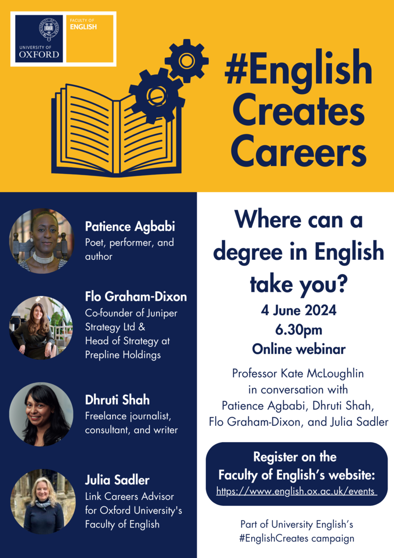 English Creates Careers: What can you do with a degree in English ...